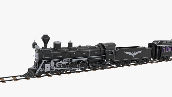 Gothic Steam Train 3D model - TurboSquid 1826233