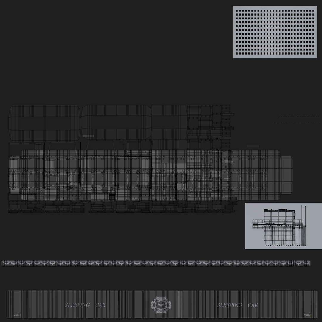 Gothic Steam Train 3D model - TurboSquid 1826233