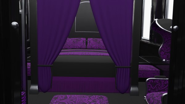 Gothic Steam Train 3D model - TurboSquid 1826233