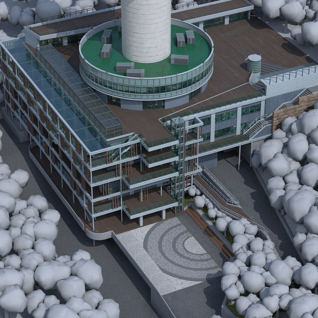 N Seoul Tower - Namsan Tower Model - TurboSquid 2179023