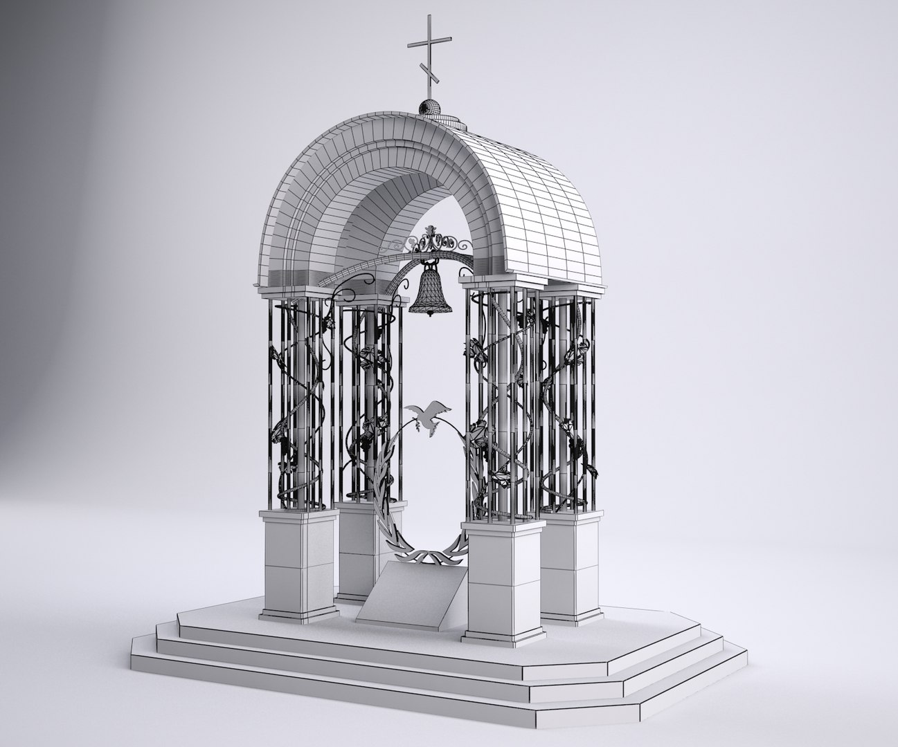 arch peace 3d model