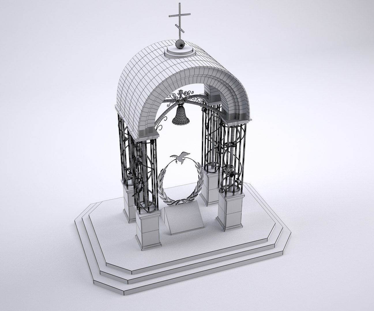 arch peace 3d model