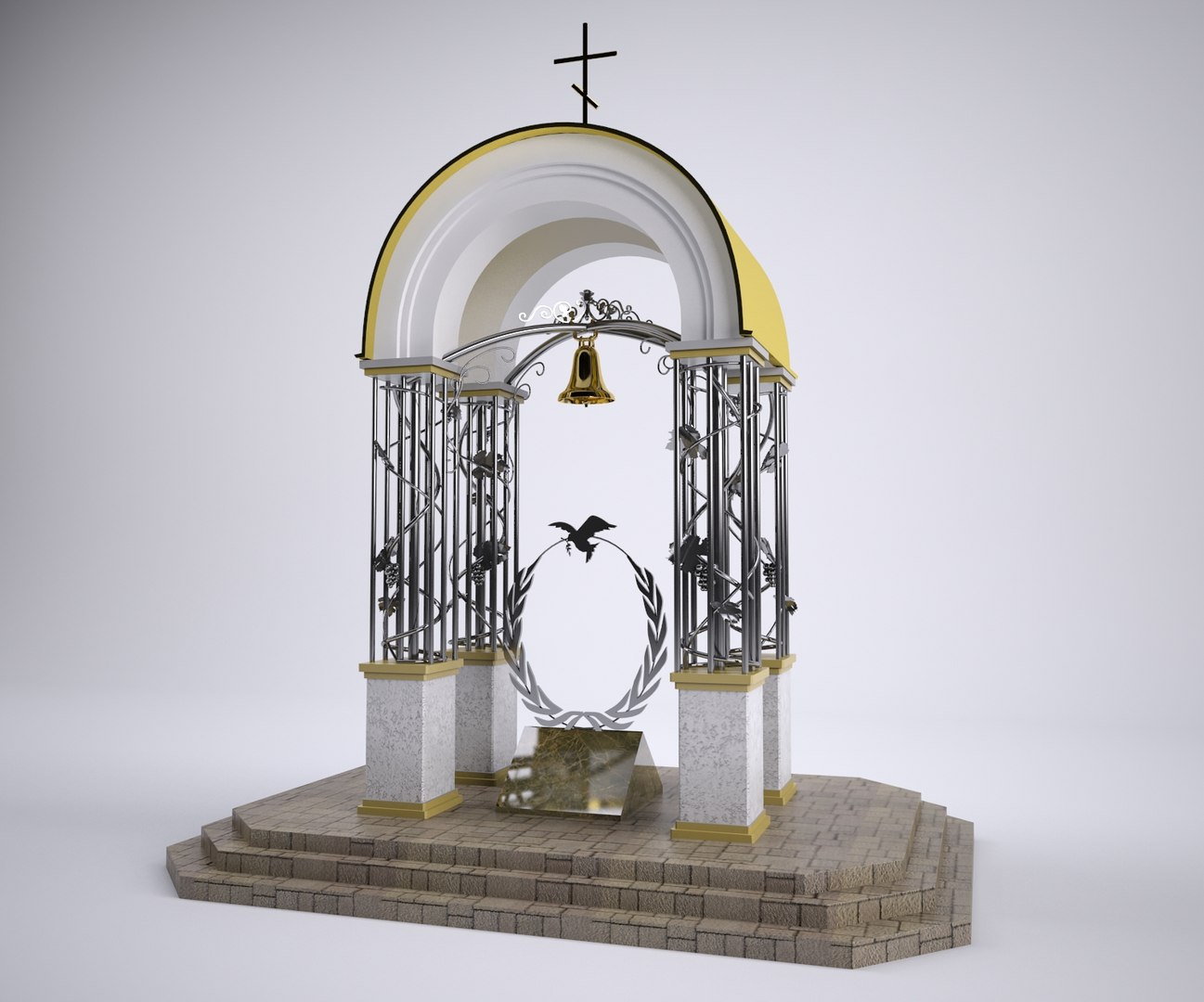 arch peace 3d model