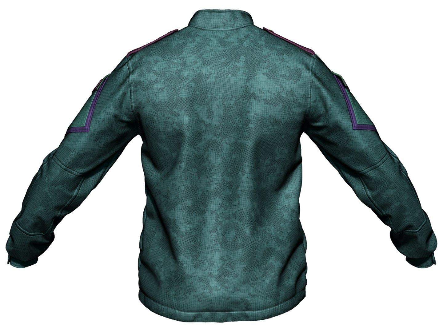Zbrush Military Jacket Acu Model - TurboSquid 1673948