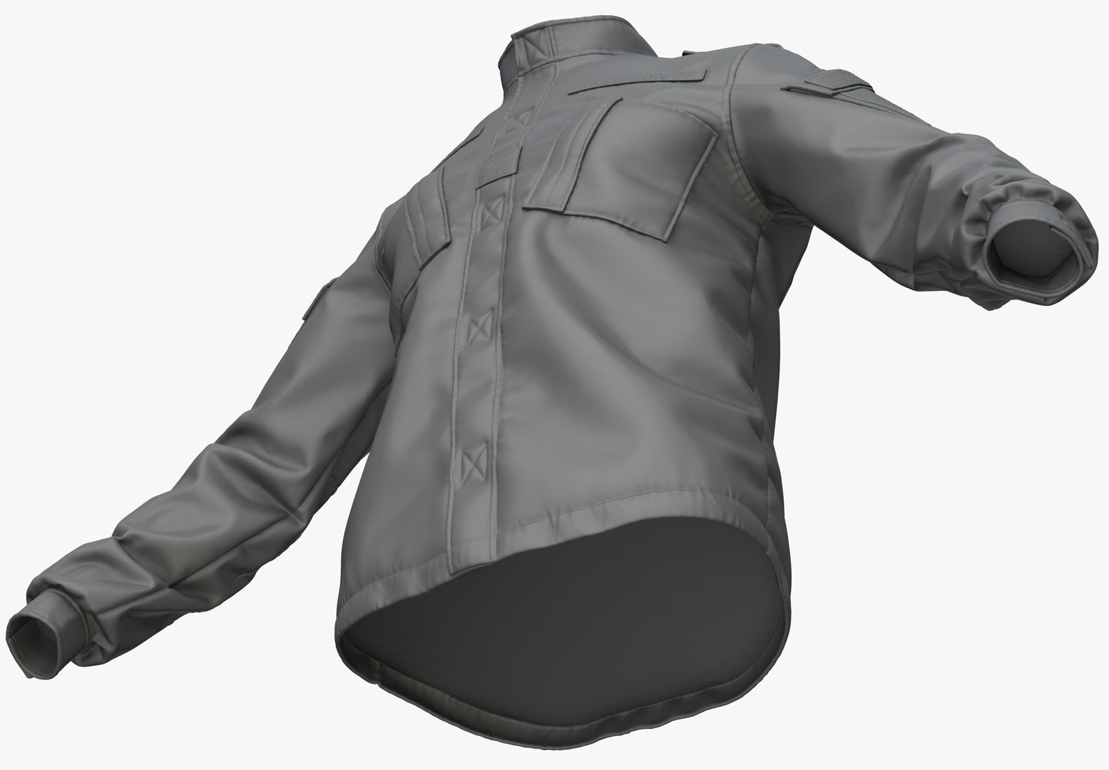 Zbrush Military Jacket Acu Model - TurboSquid 1673948