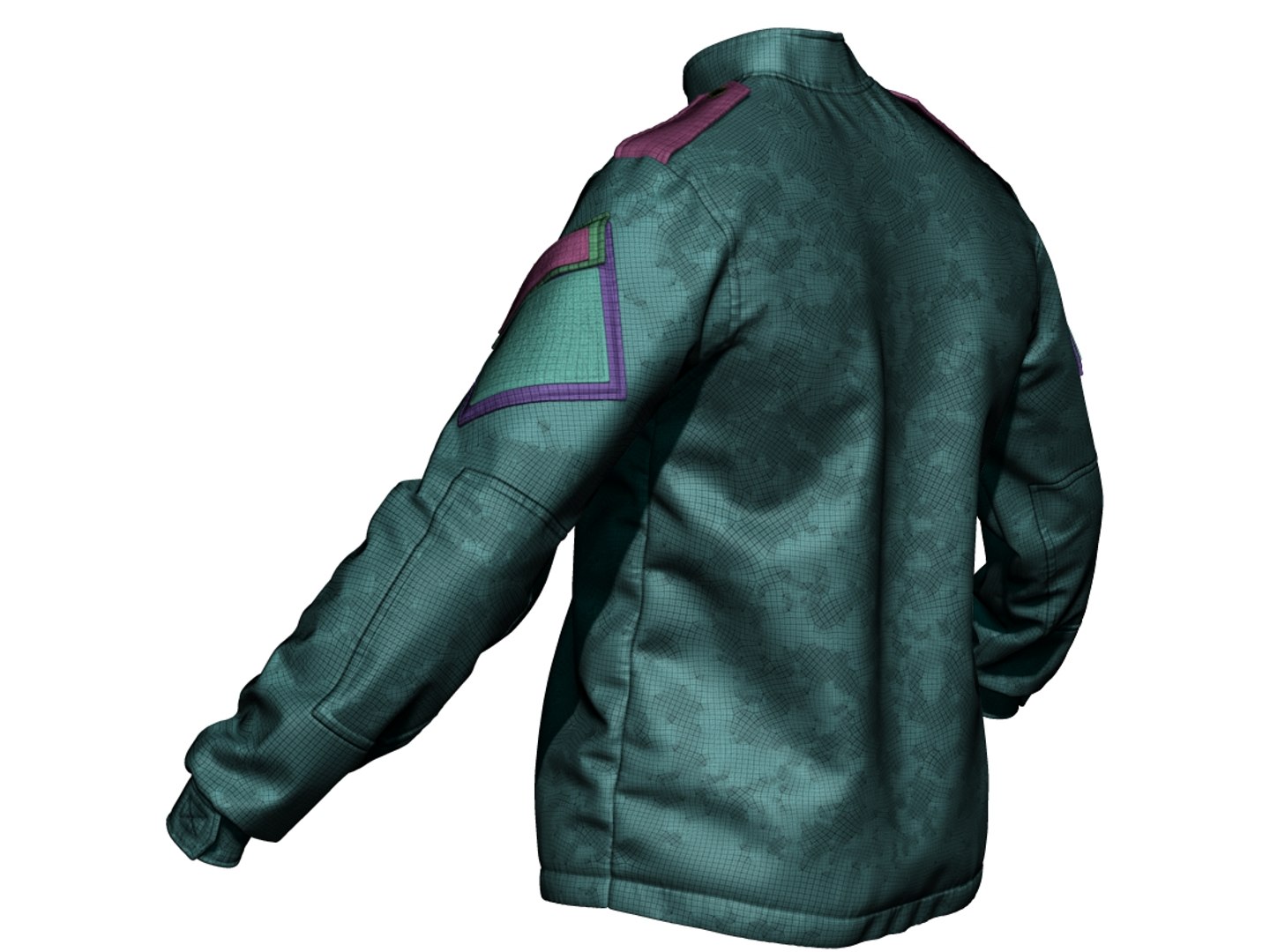 Zbrush Military Jacket Acu Model - TurboSquid 1673948