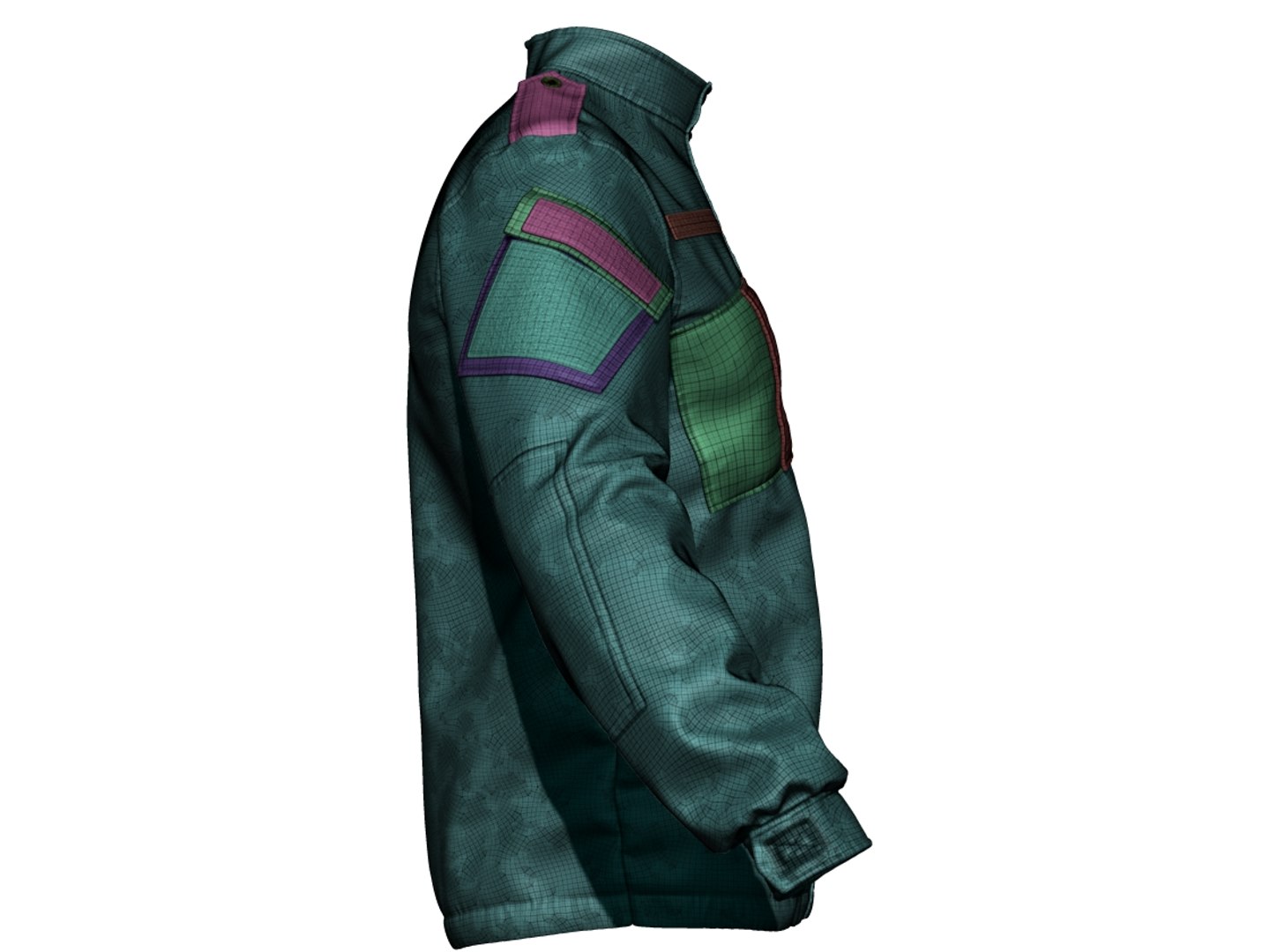 Zbrush Military Jacket Acu Model - TurboSquid 1673948