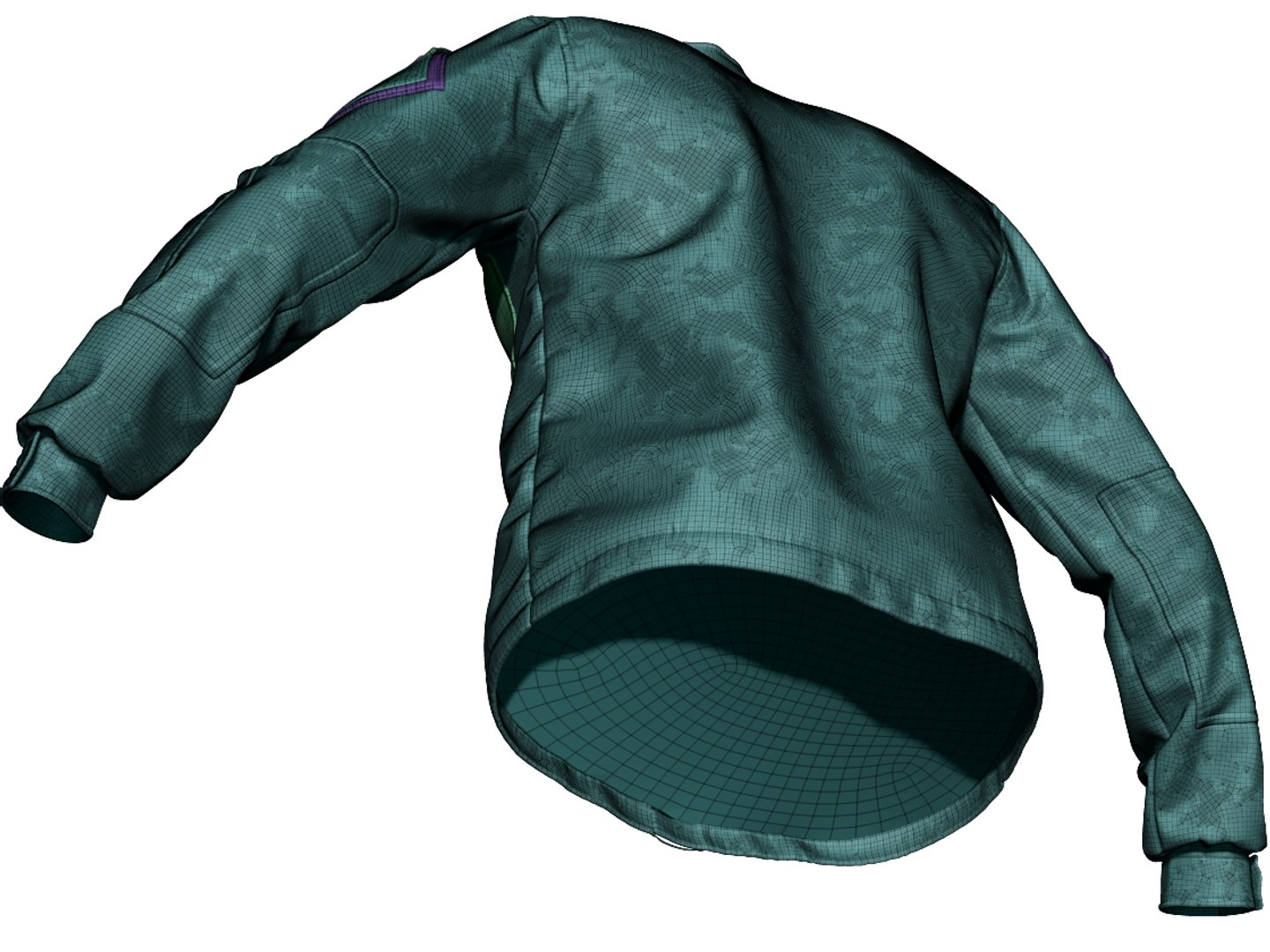 Zbrush Military Jacket Acu Model - TurboSquid 1673948