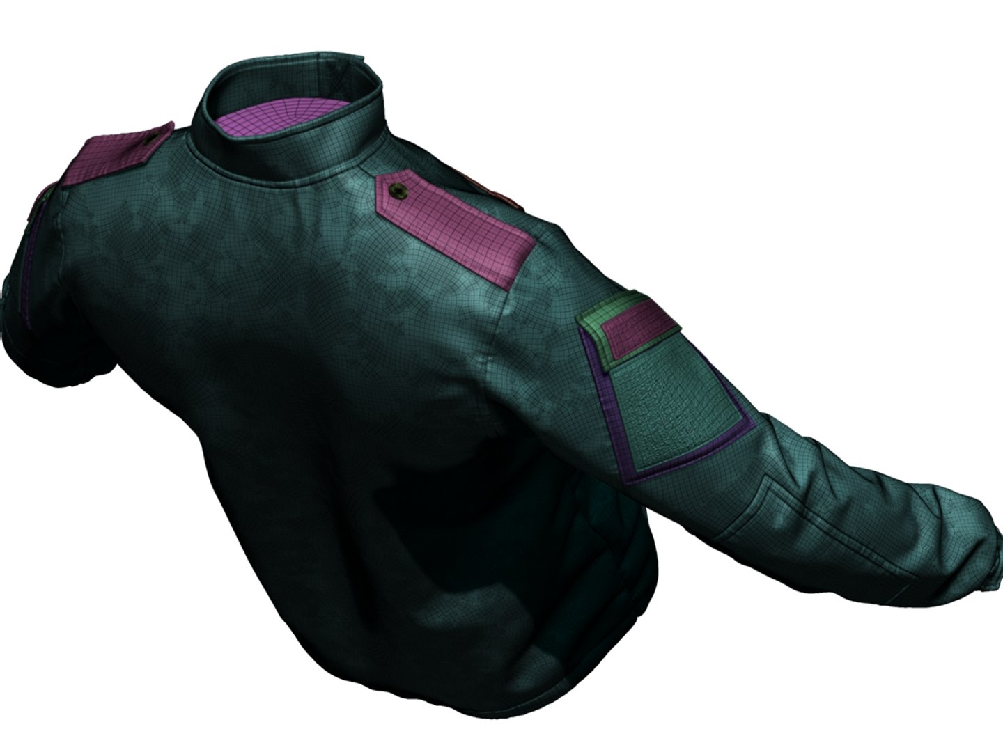 Zbrush Military Jacket Acu Model - TurboSquid 1673948