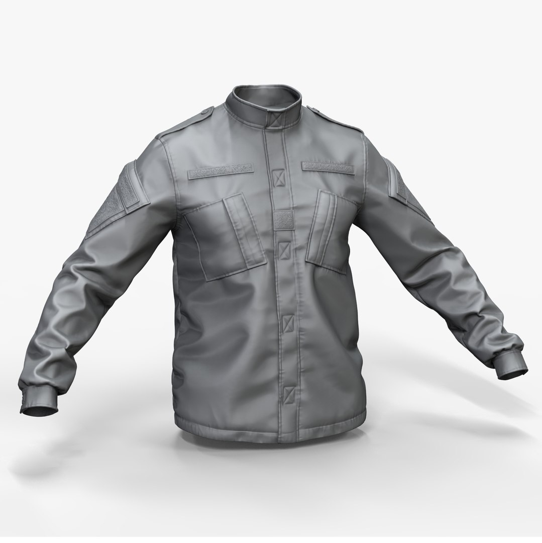 Zbrush Military Jacket Acu Model - TurboSquid 1673948