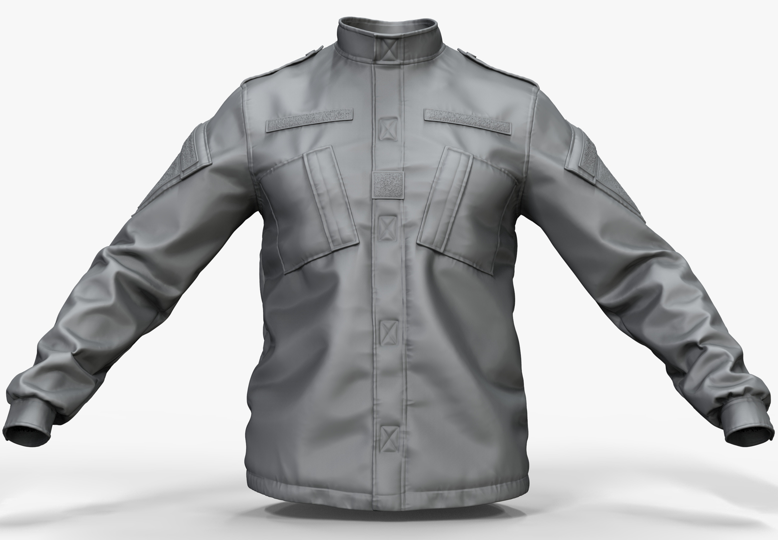 Zbrush Military Jacket Acu Model - TurboSquid 1673948