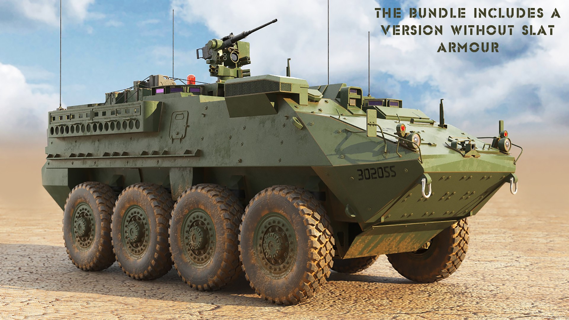 3d M1130 Stryker Cv Slat