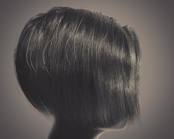 3D RealTime Kare Hairstyle 1 Black model - TurboSquid 1923922