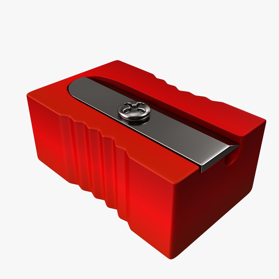 Cartoon Pencil Sharpener 3D Model - TurboSquid 2328083