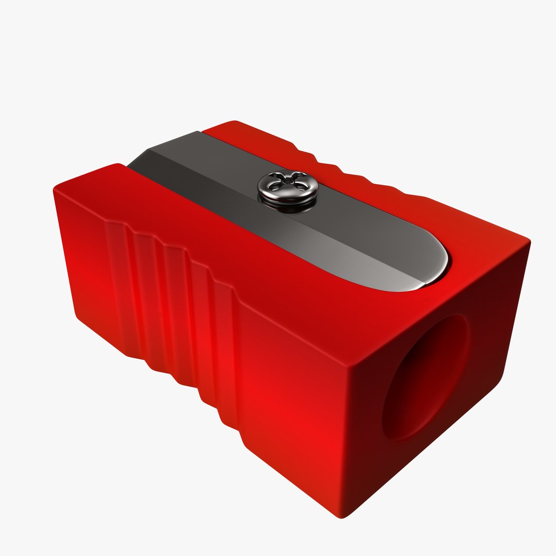 Cartoon Pencil Sharpener 3D Model - TurboSquid 2328083