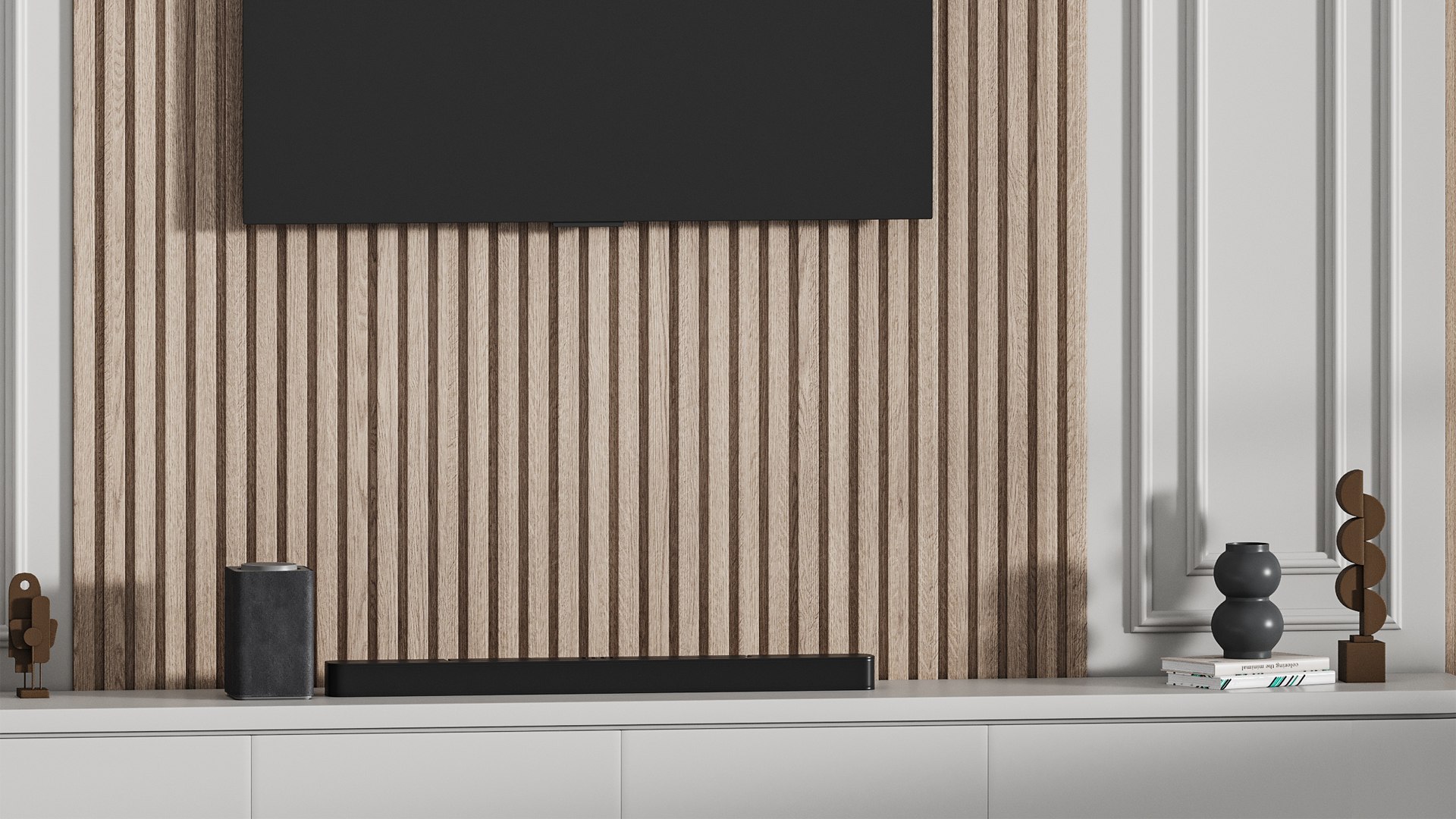 3D Modern TV Wall 030 - TurboSquid 2379206