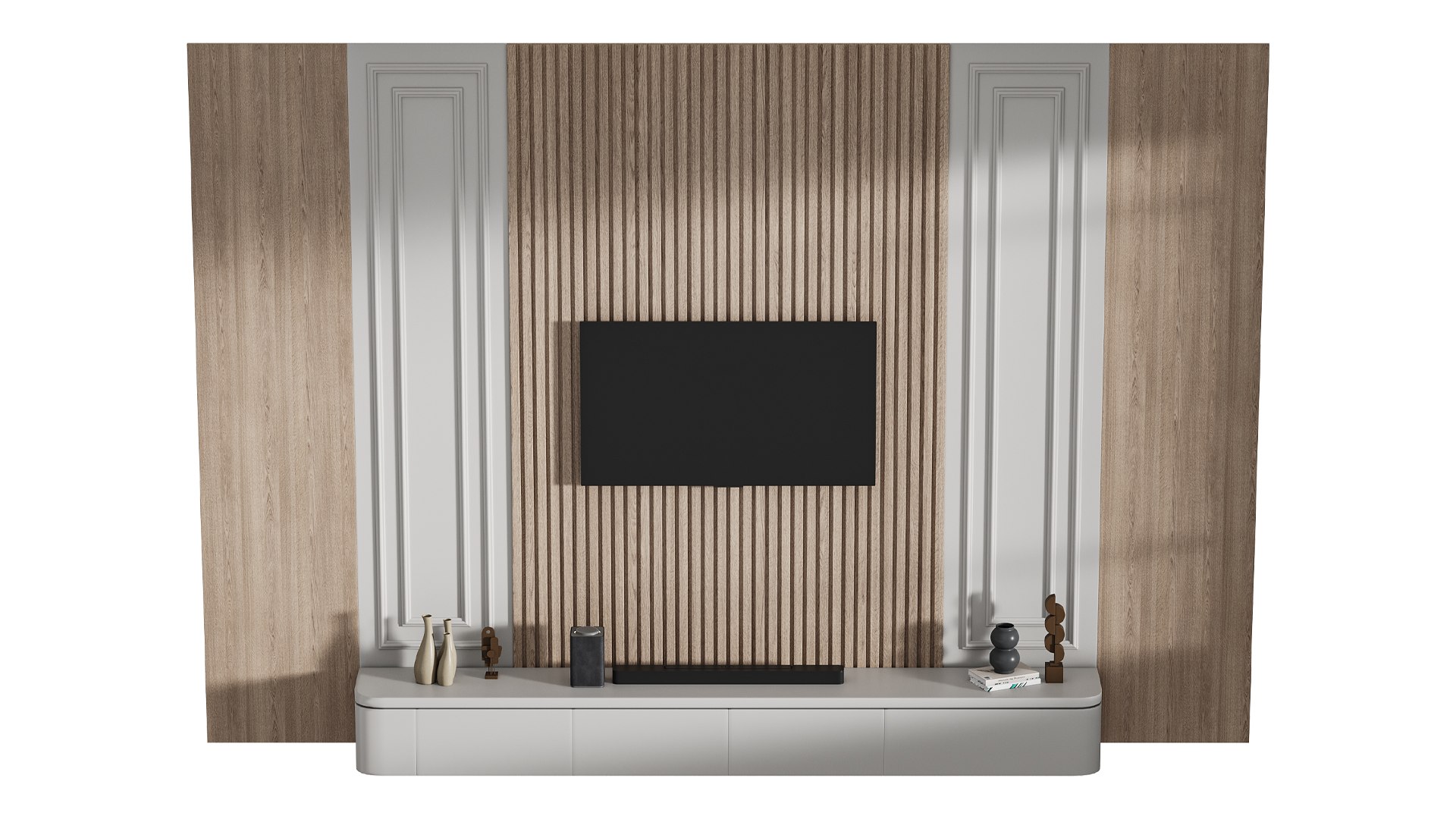 3D Modern TV Wall 030 - TurboSquid 2379206