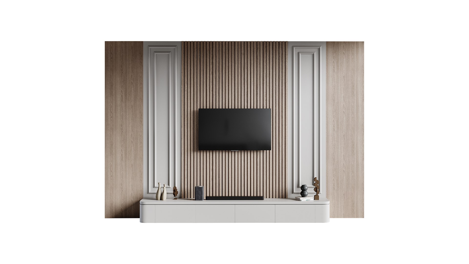 3D Modern TV Wall 030 - TurboSquid 2379206