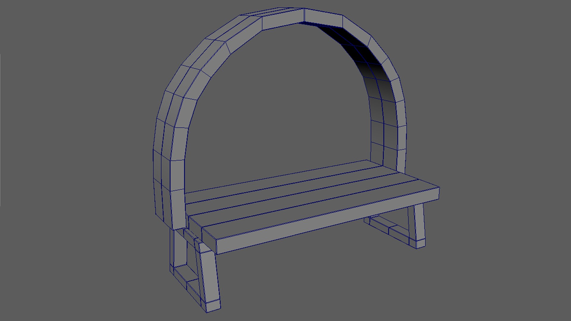 Low Poly Bench 010 3D Model - TurboSquid 2411464