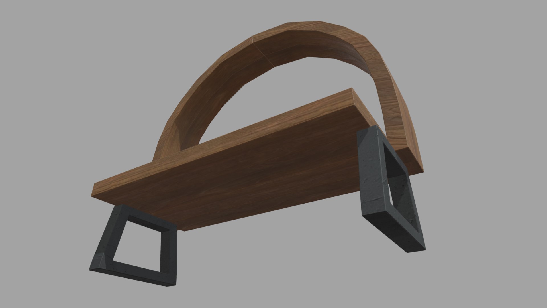 Low Poly Bench 010 3D Model - TurboSquid 2411464