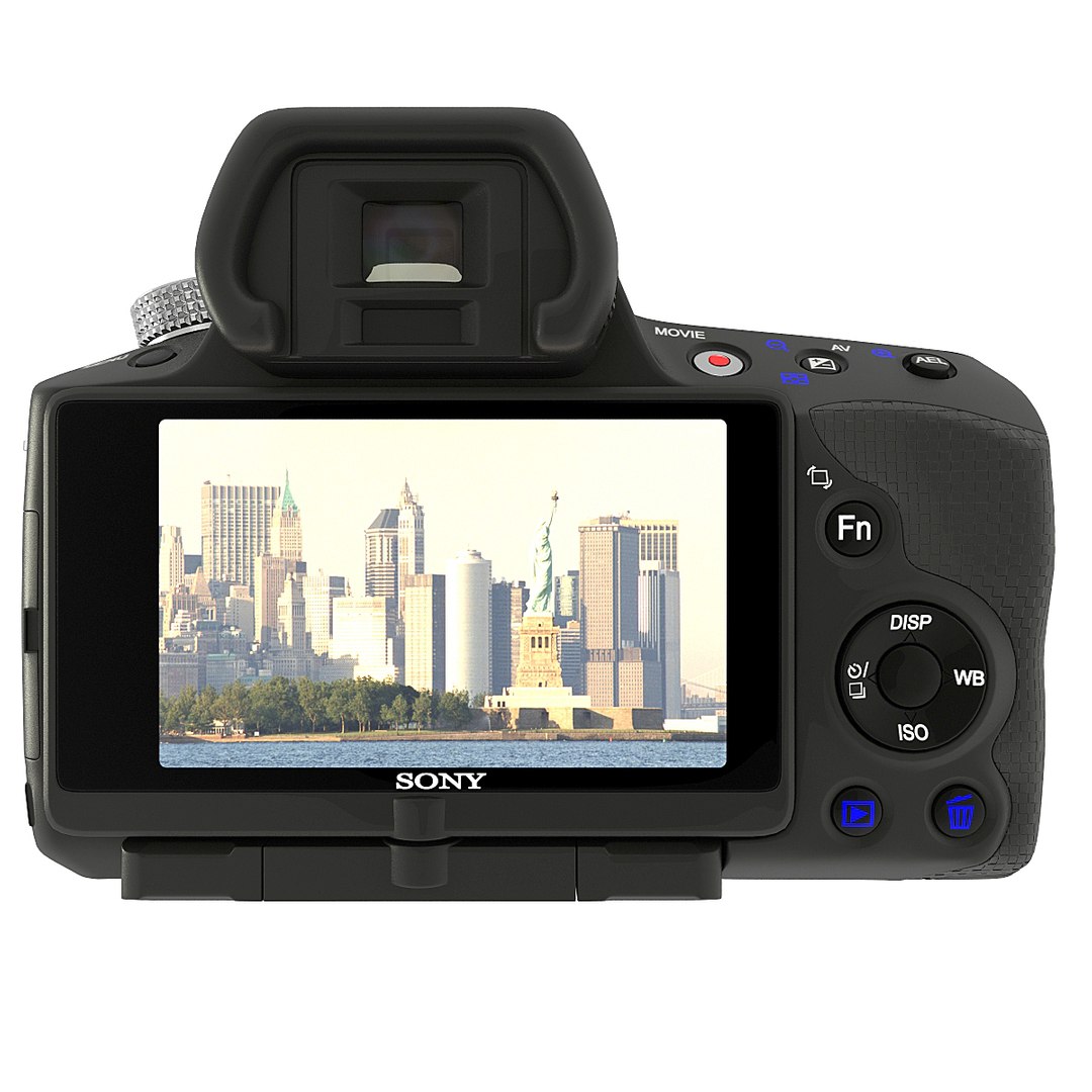 Sony Alpha Slt A33 3d Model