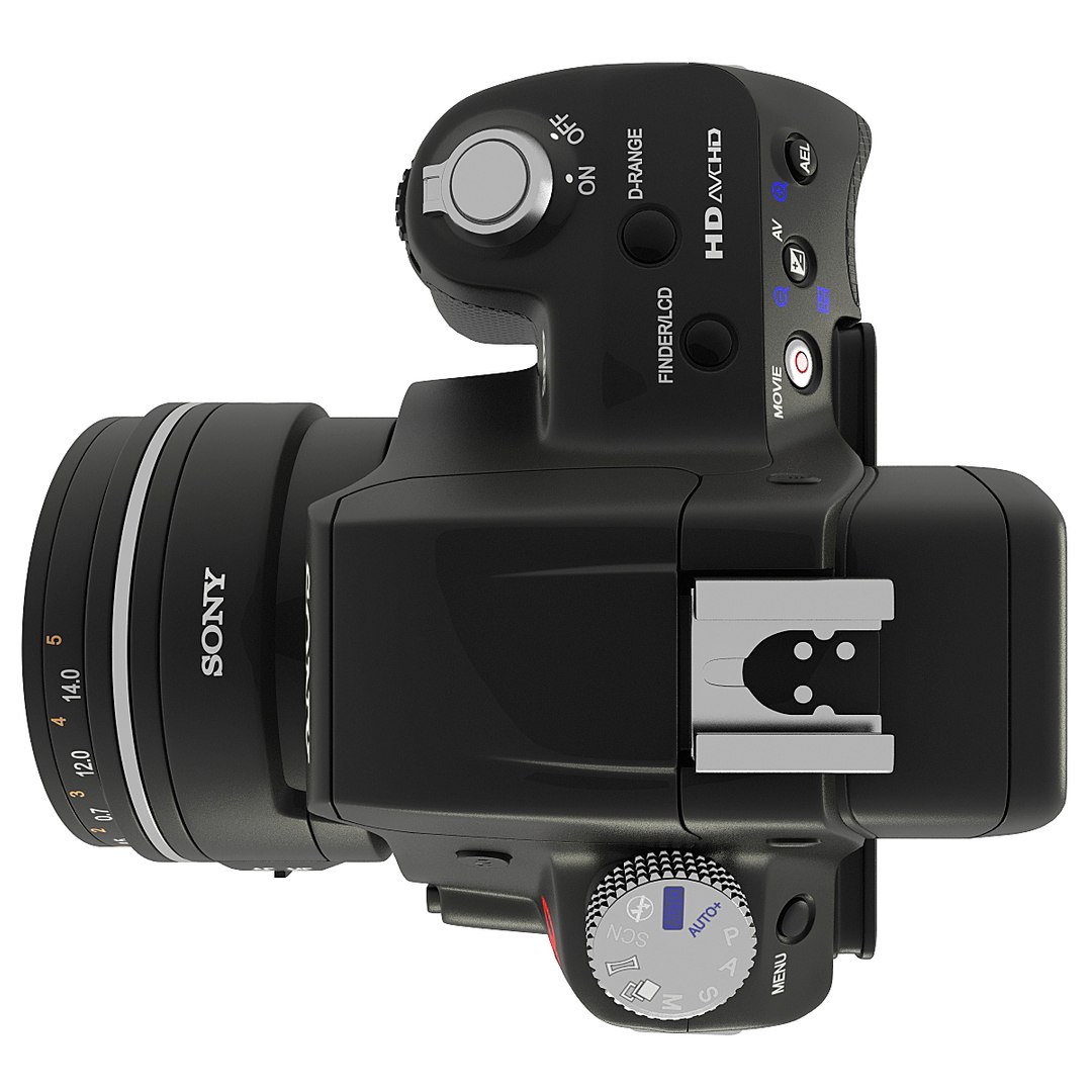 Sony Alpha Slt A33 3d Model