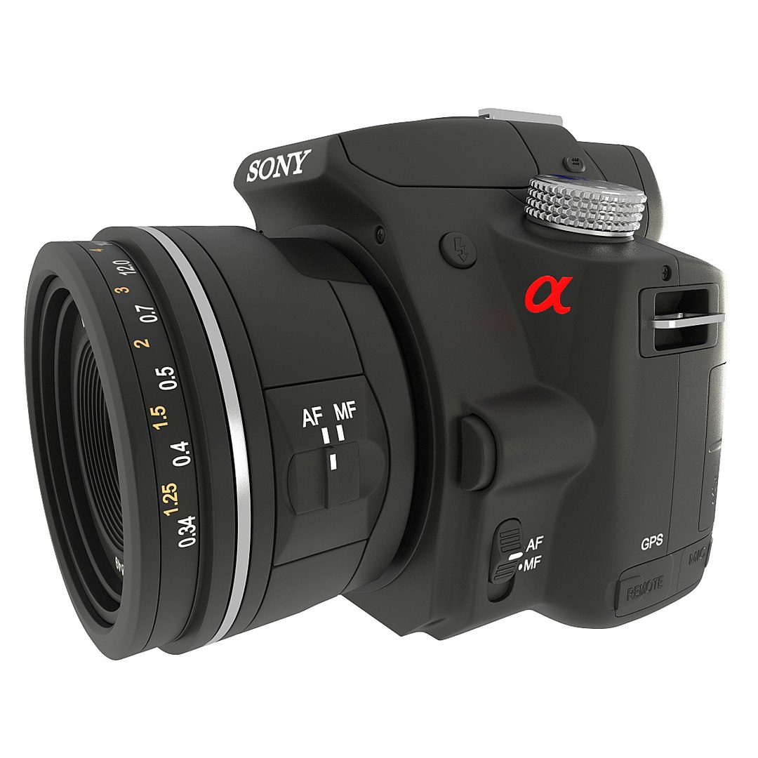 Sony Alpha Slt A33 3d Model