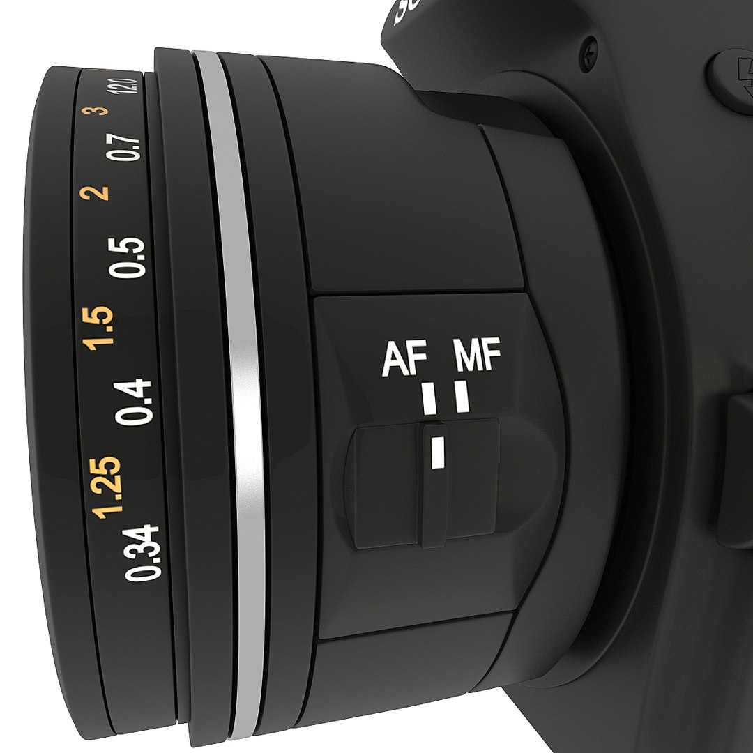 Sony Alpha Slt A33 3d Model