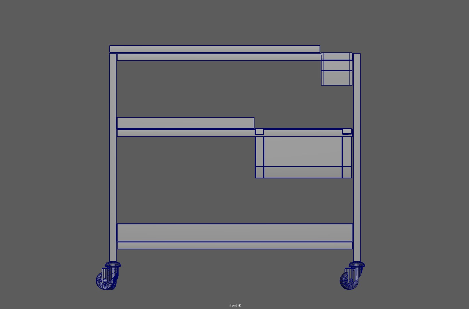 3D Storage Utility Cart - TurboSquid 2296223