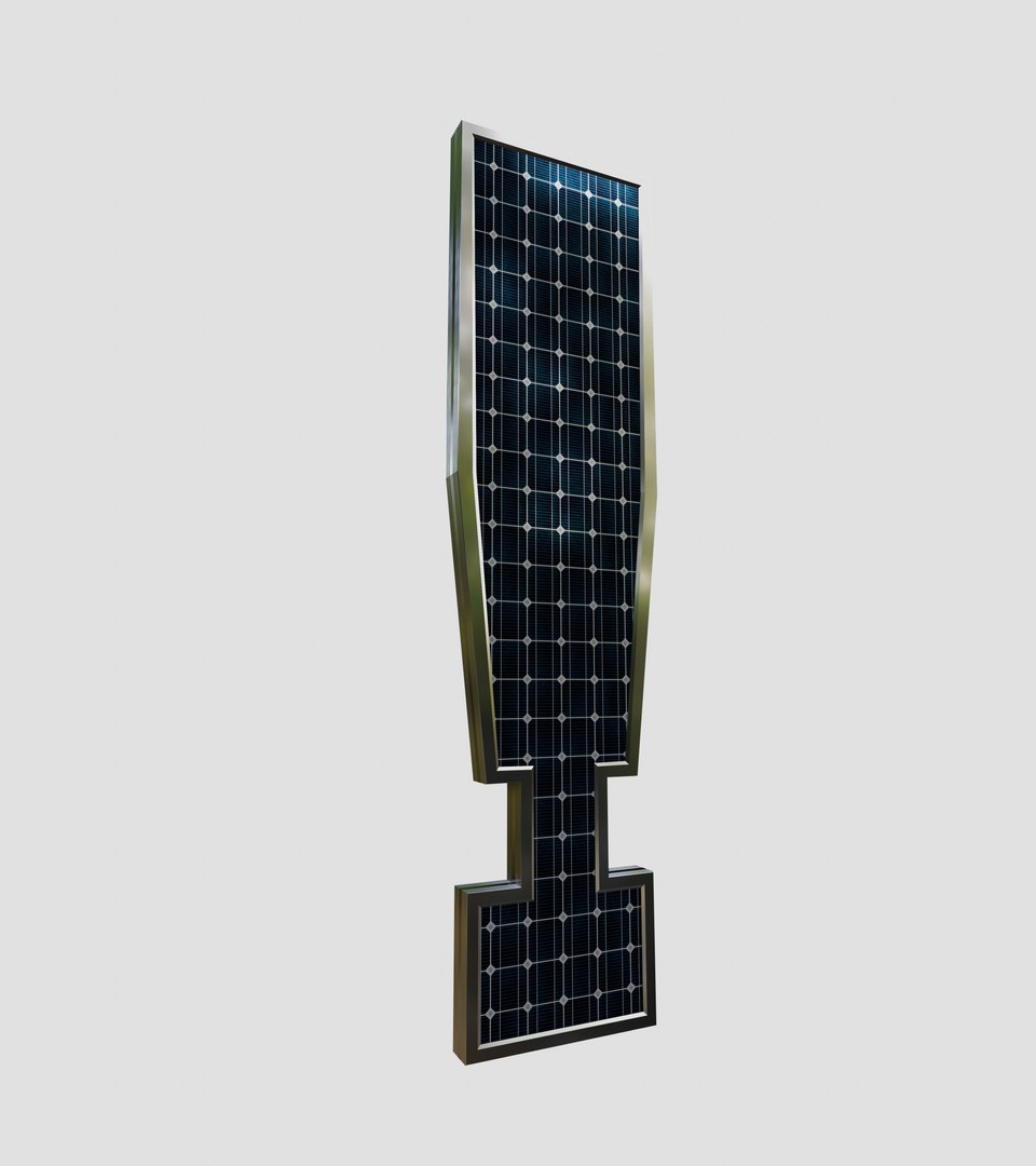 Solar Panel Exclamation Mark 3D Model - TurboSquid 2242449
