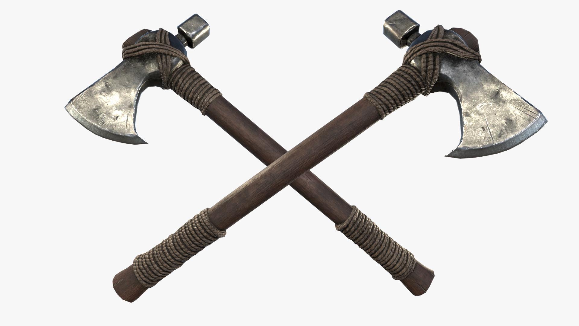 Fantasy Axe RPG Tomahawk Hatchet Pickaxe Mattock Axe Great Axe Battle ...