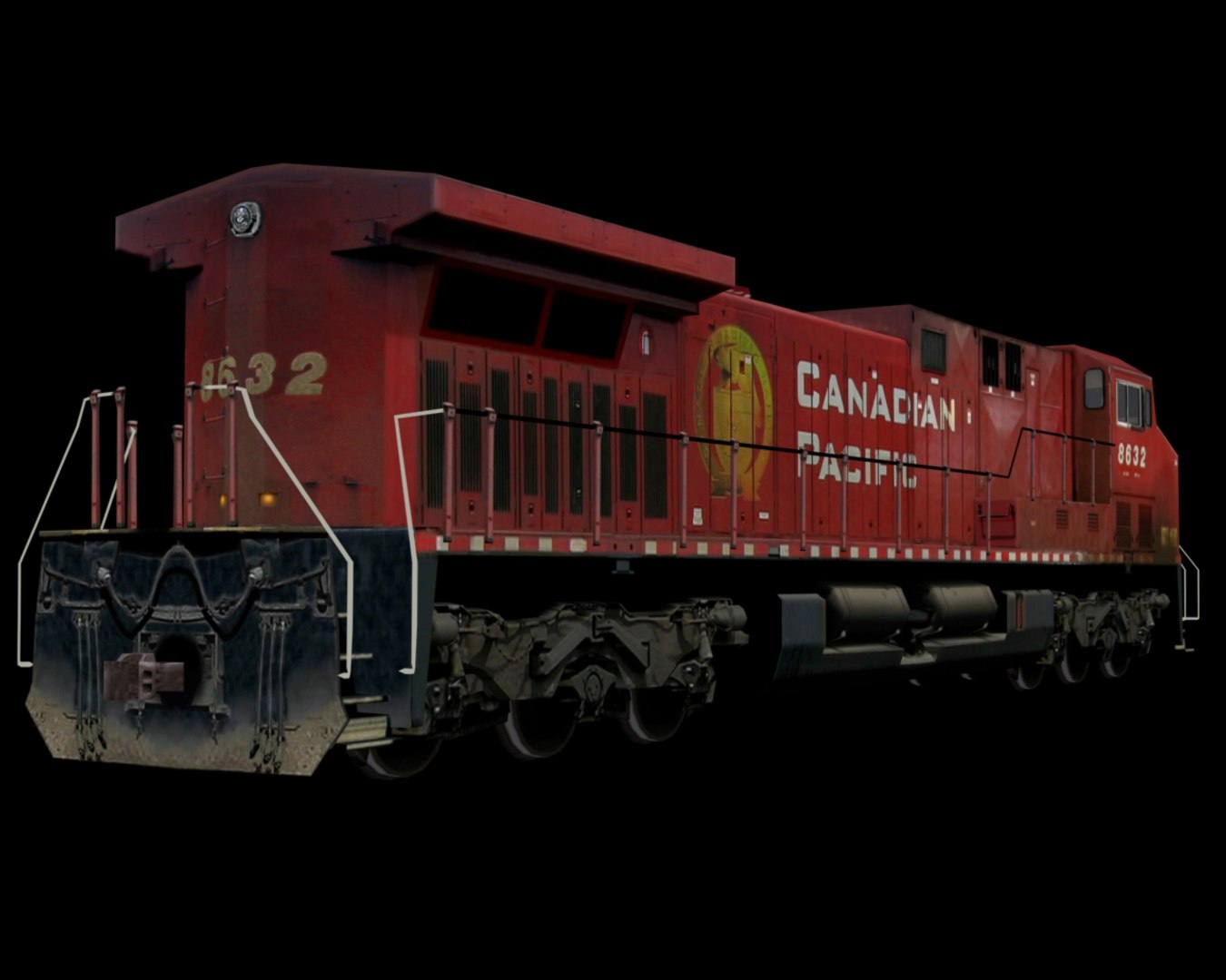 Ge Ac4400cw Canadian 3d Model