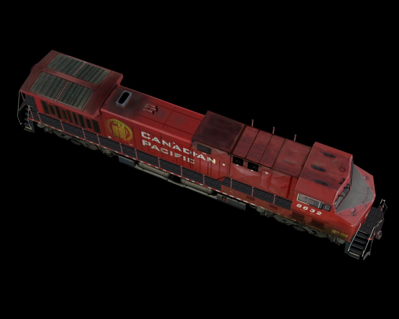 Ge Ac4400cw Canadian 3d Model