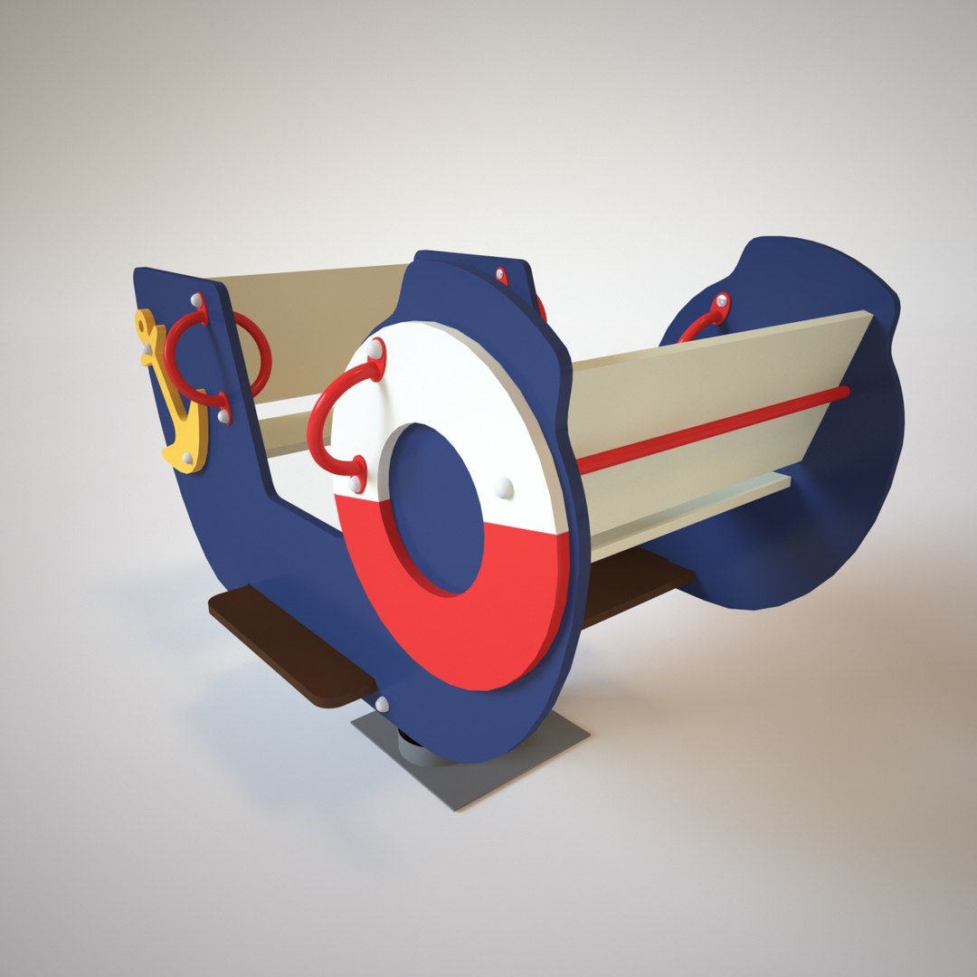3D Playground Spring Ship - TurboSquid 1237251