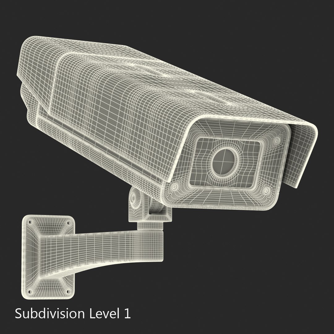 3d cctv camera model