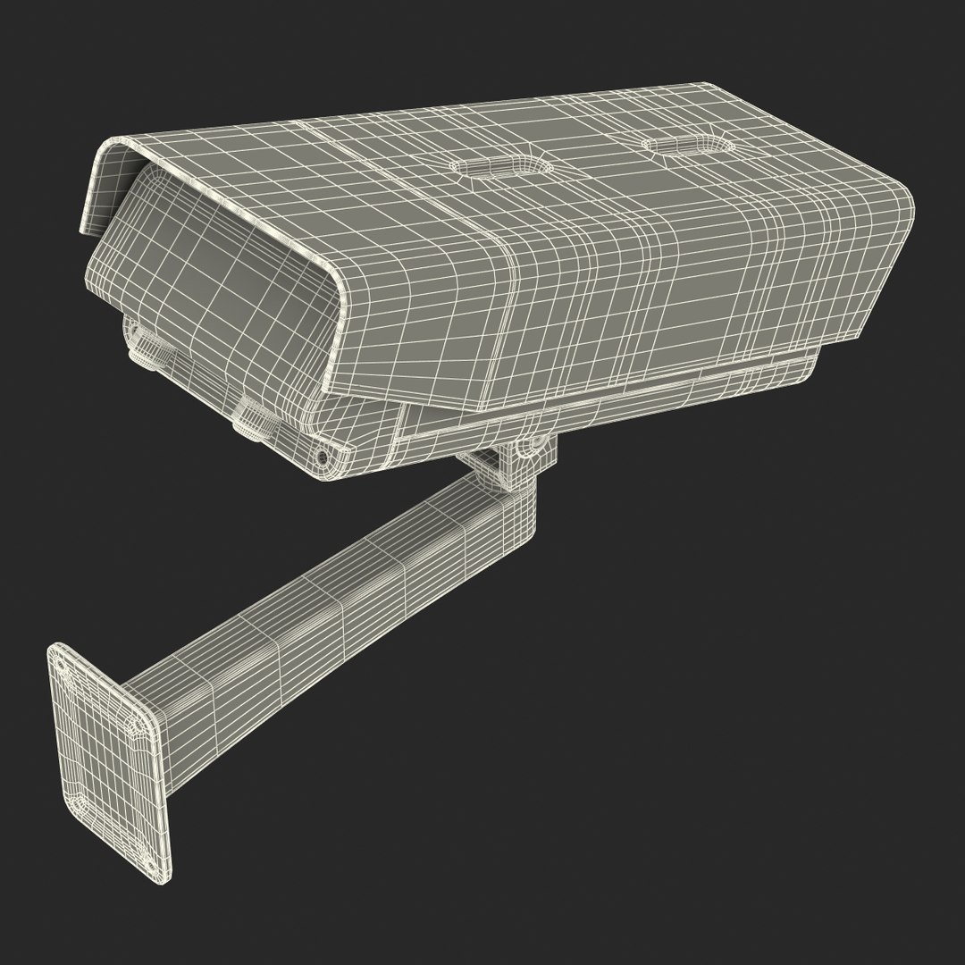 3d cctv camera model