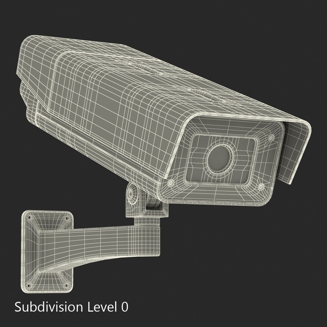 3d Cctv Camera Model