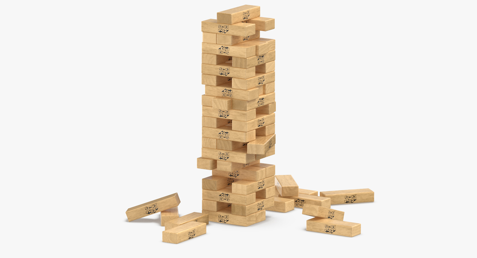3D Model Jenga Towers Games - TurboSquid 1484065