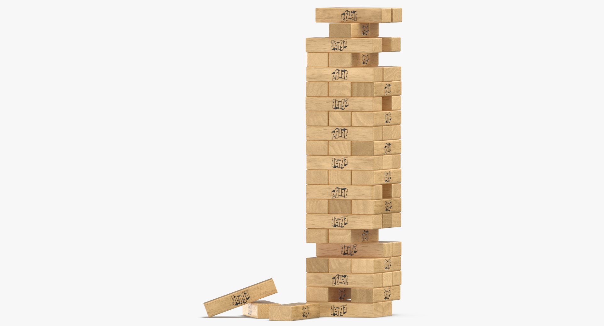 3D model jenga towers games - TurboSquid 1484065