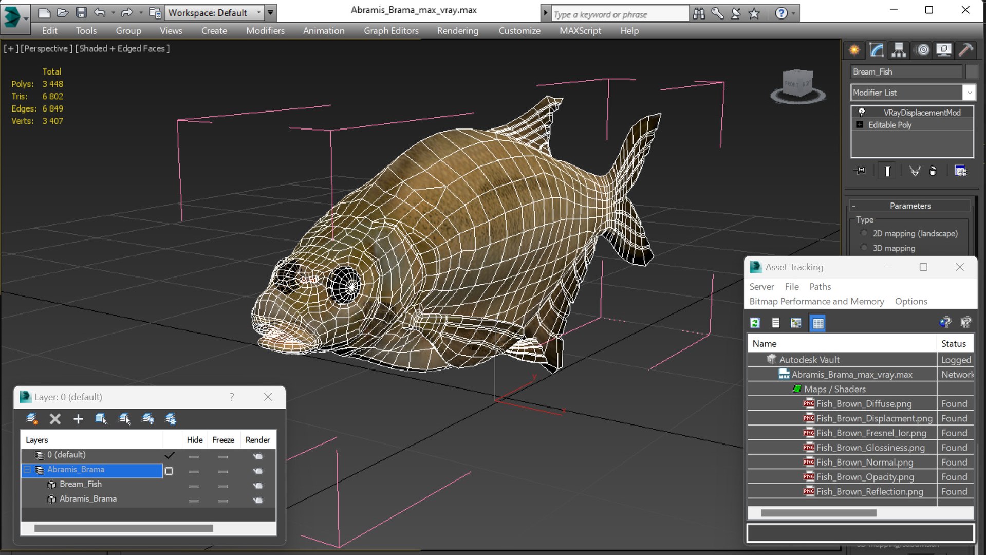 Abramis Brama 3D Model - TurboSquid 2157097