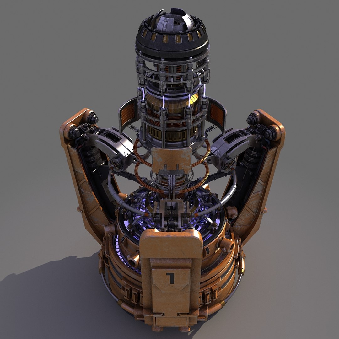 Sci-fi Energy Generator 3d Max
