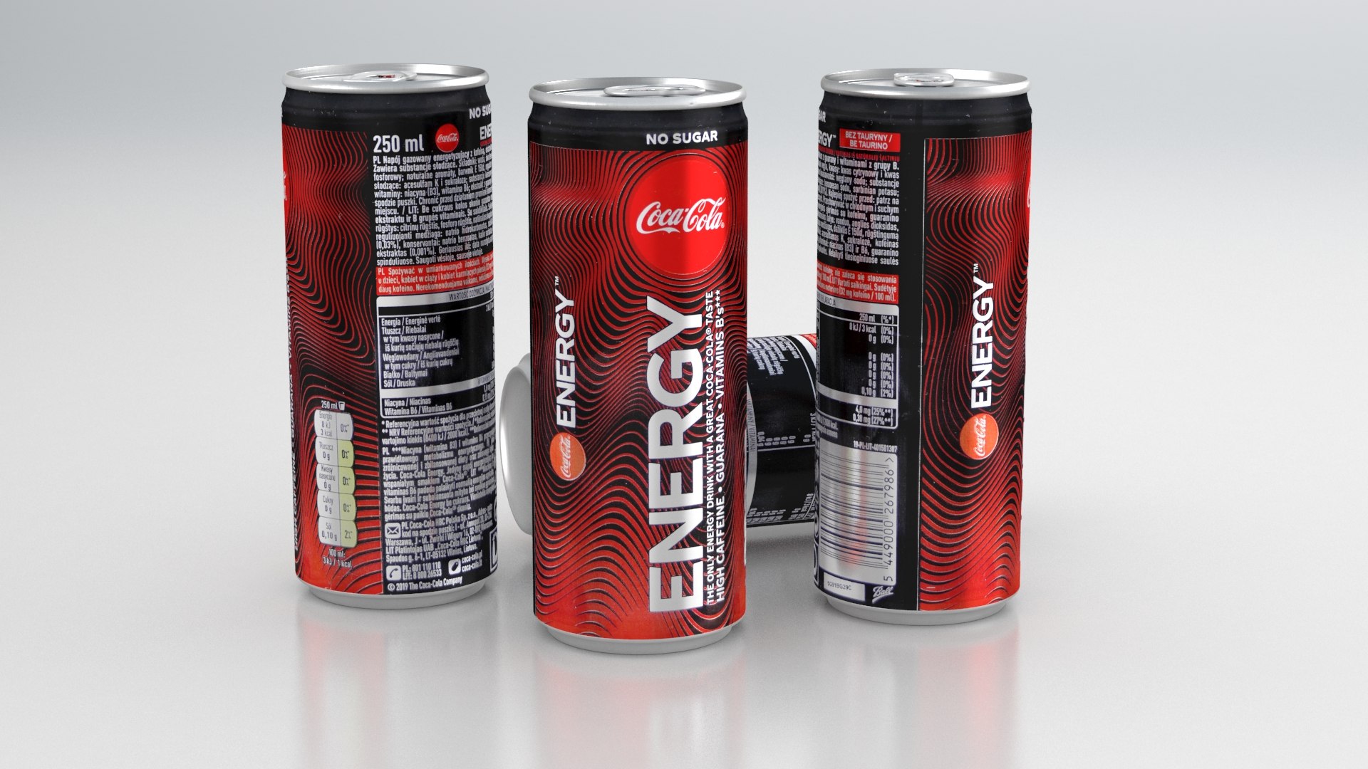 Beverage Cola Energy 3D Model - TurboSquid 1490164