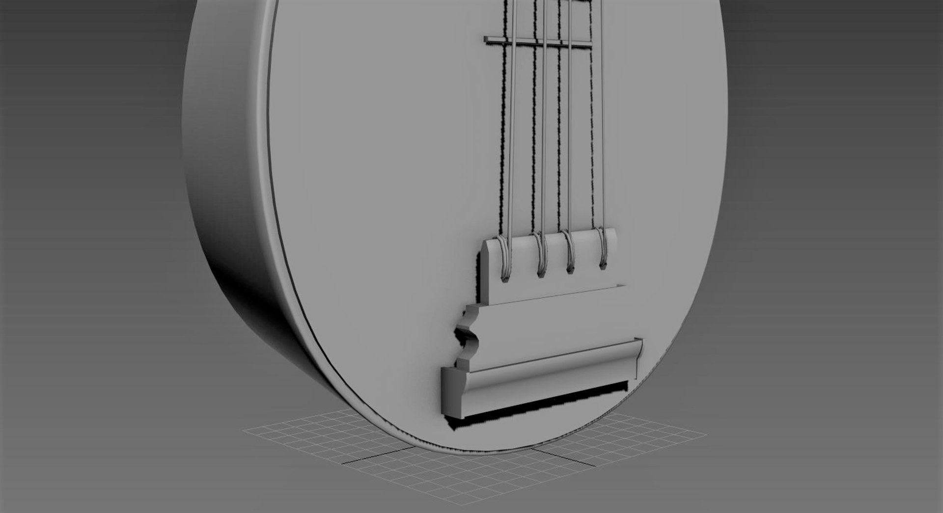 3D Model Chinese Lute Piwa Guitar - TurboSquid 1354826