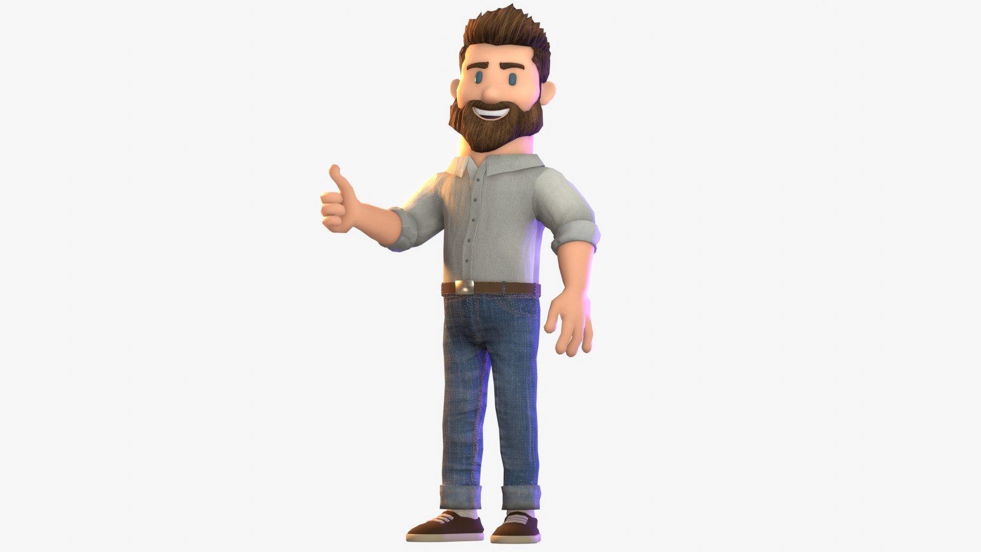 Barista - Stylized Low Poly Rigged And Animated Character 3D ...