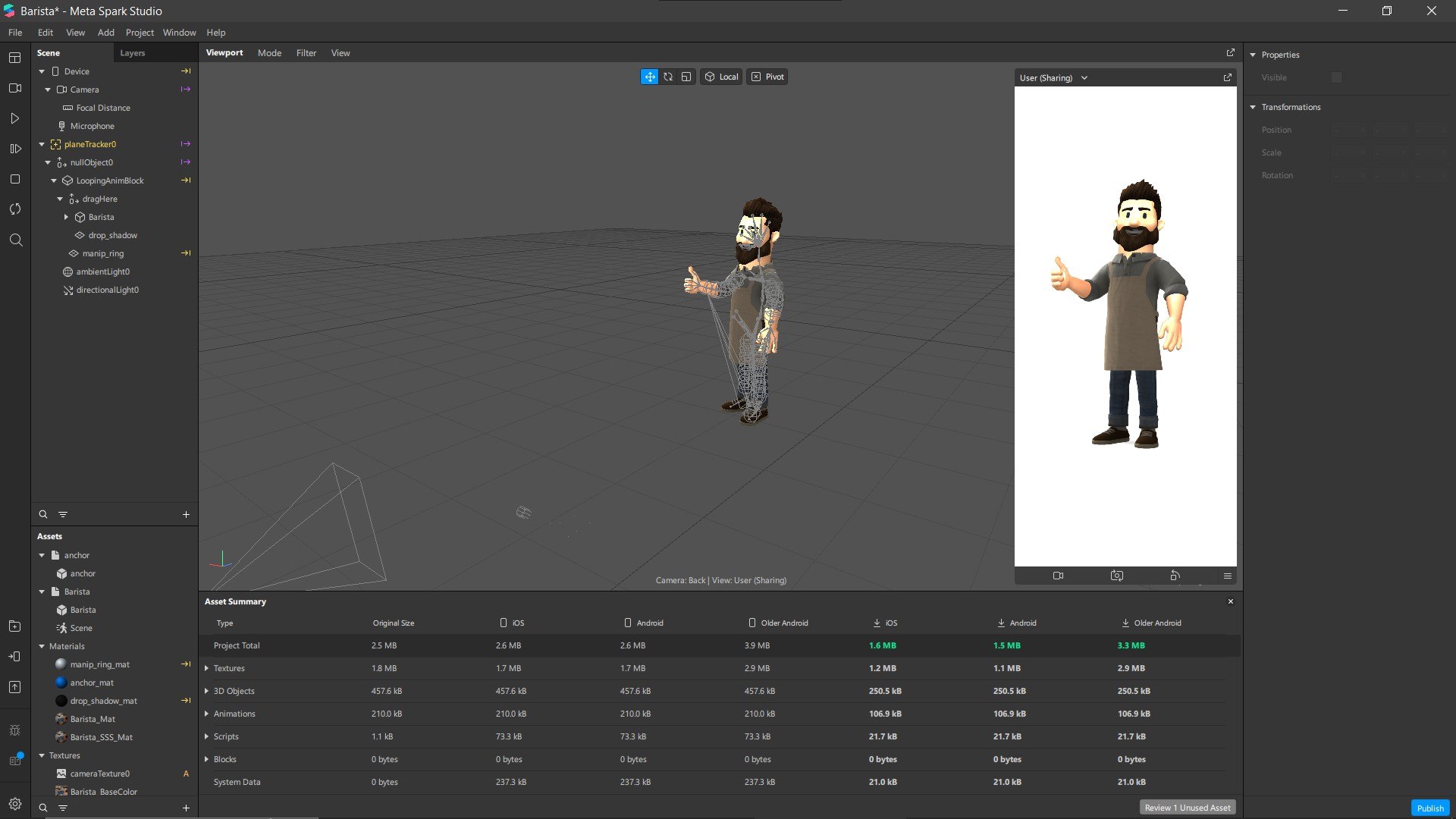 Barista - Stylized Low Poly Rigged And Animated Character 3D ...