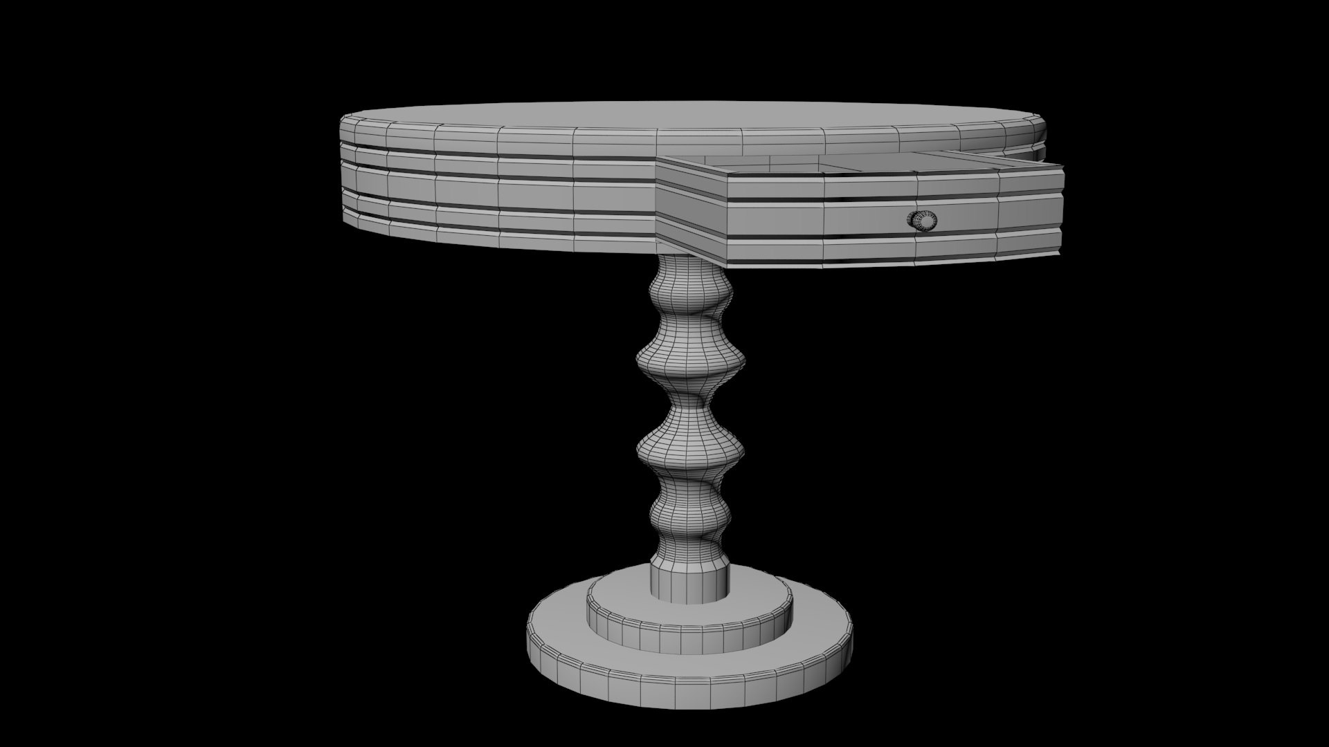 3d bar table model
