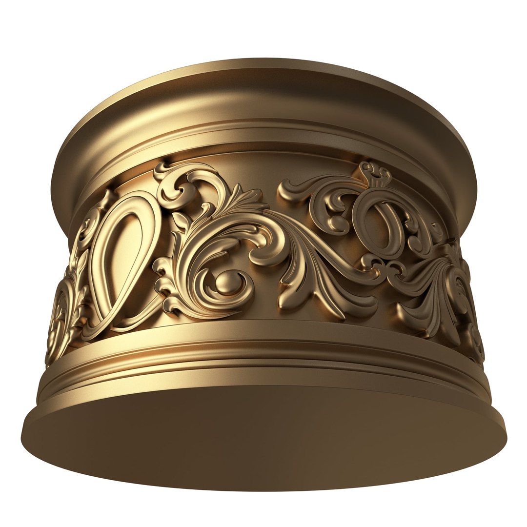 3D Carved Capital 1306 model - TurboSquid 2173646