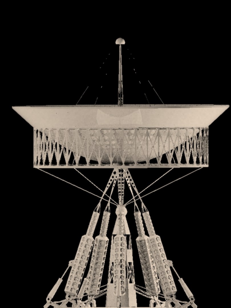 Radar Dish 3d Model