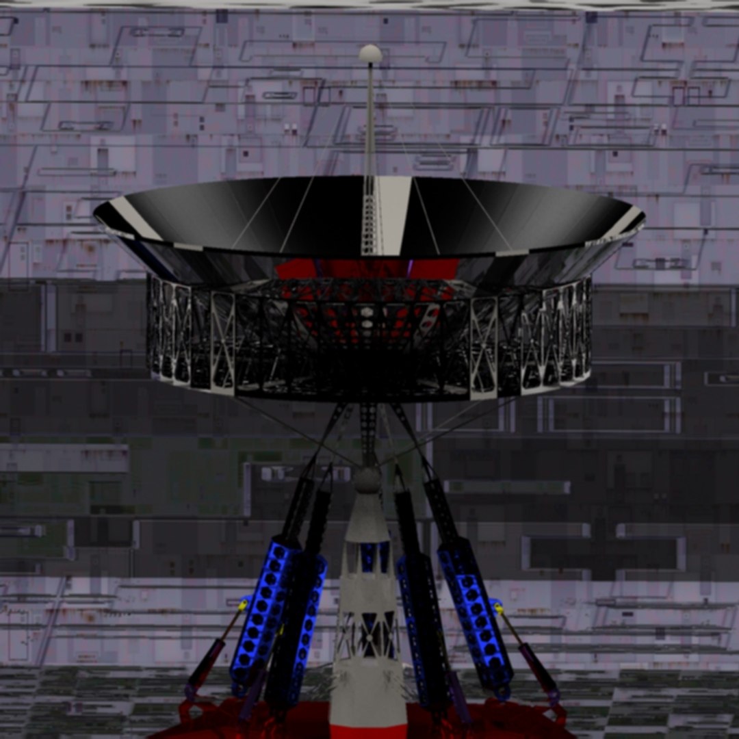 Radar Dish 3d Model