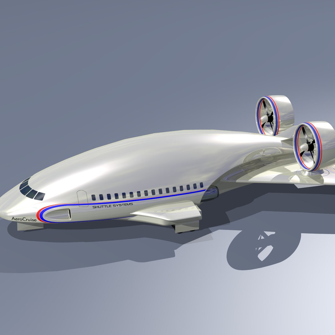 3D model airship shuttle - TurboSquid 1347006